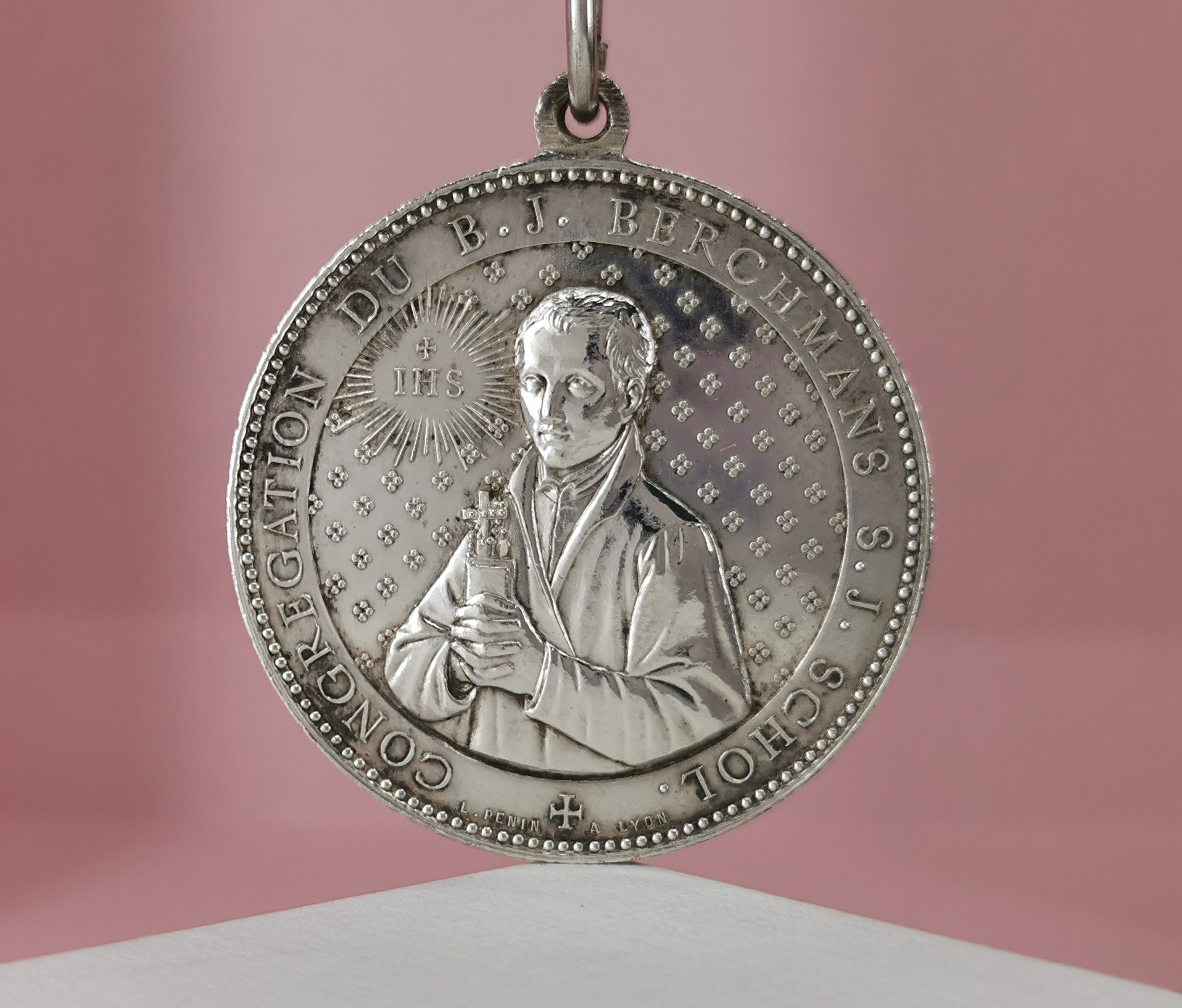 Saint John Berchmans Medal Society of Jesus Jesuit Medal - Etsy