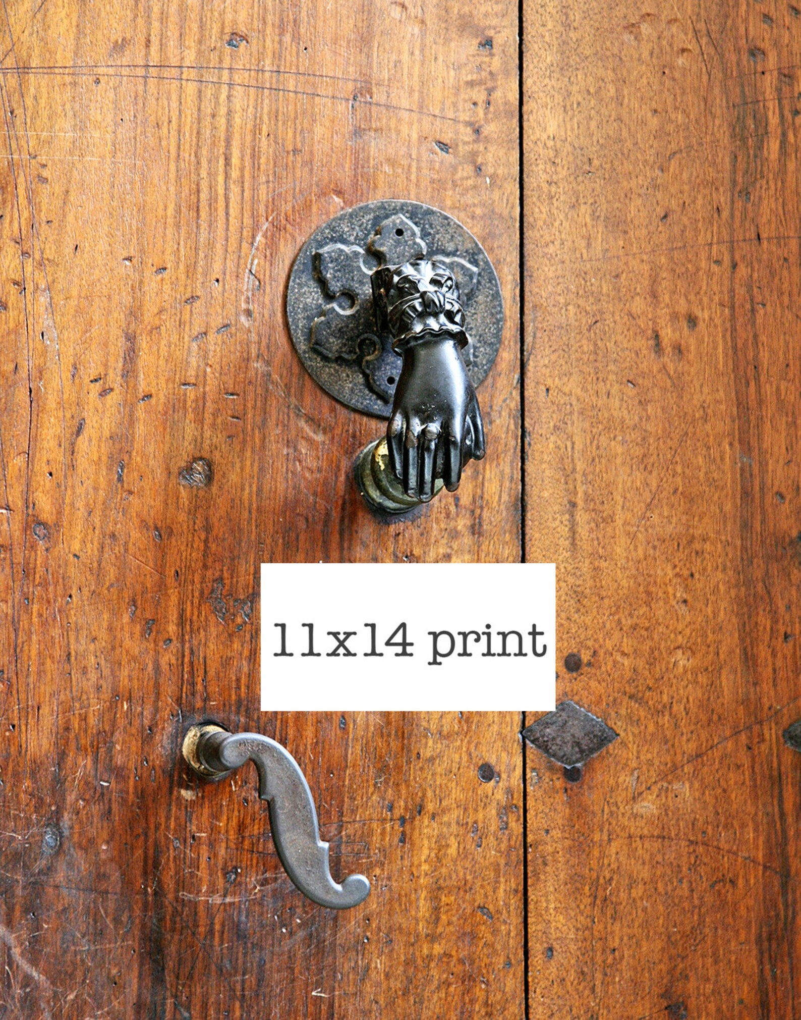 Old Door Wall Art Printable, Unique Door Knocker Print, France Wall Art ...