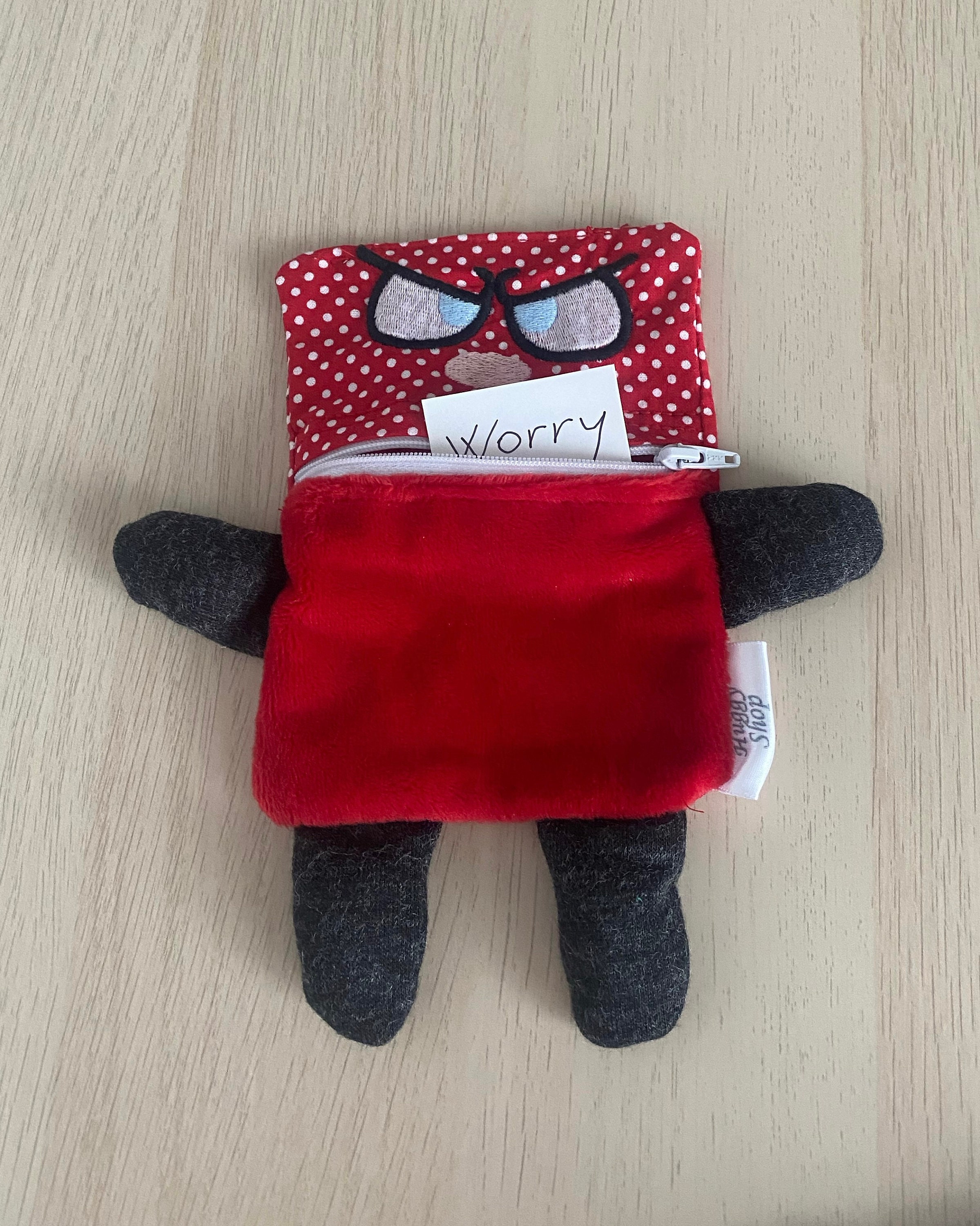 Worry Monster, Kids Soft Plush Eats Worry Notes - Etsy