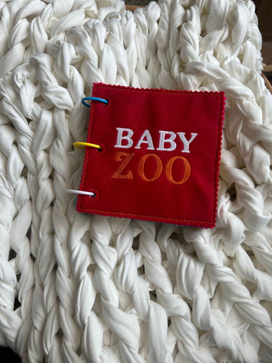 Felt Book, Soft Toy, Baby Shower Gift, Fabric Toy, Zoo Animals - Etsy