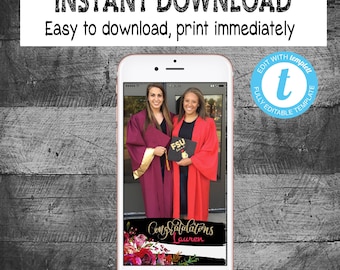 Snapchat Filter Graduation - Etsy