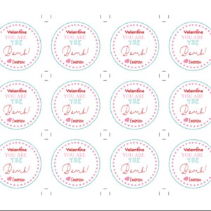 Bath Bomb Valentine's Day Tag, Kids Valentine's Day Stickers ...