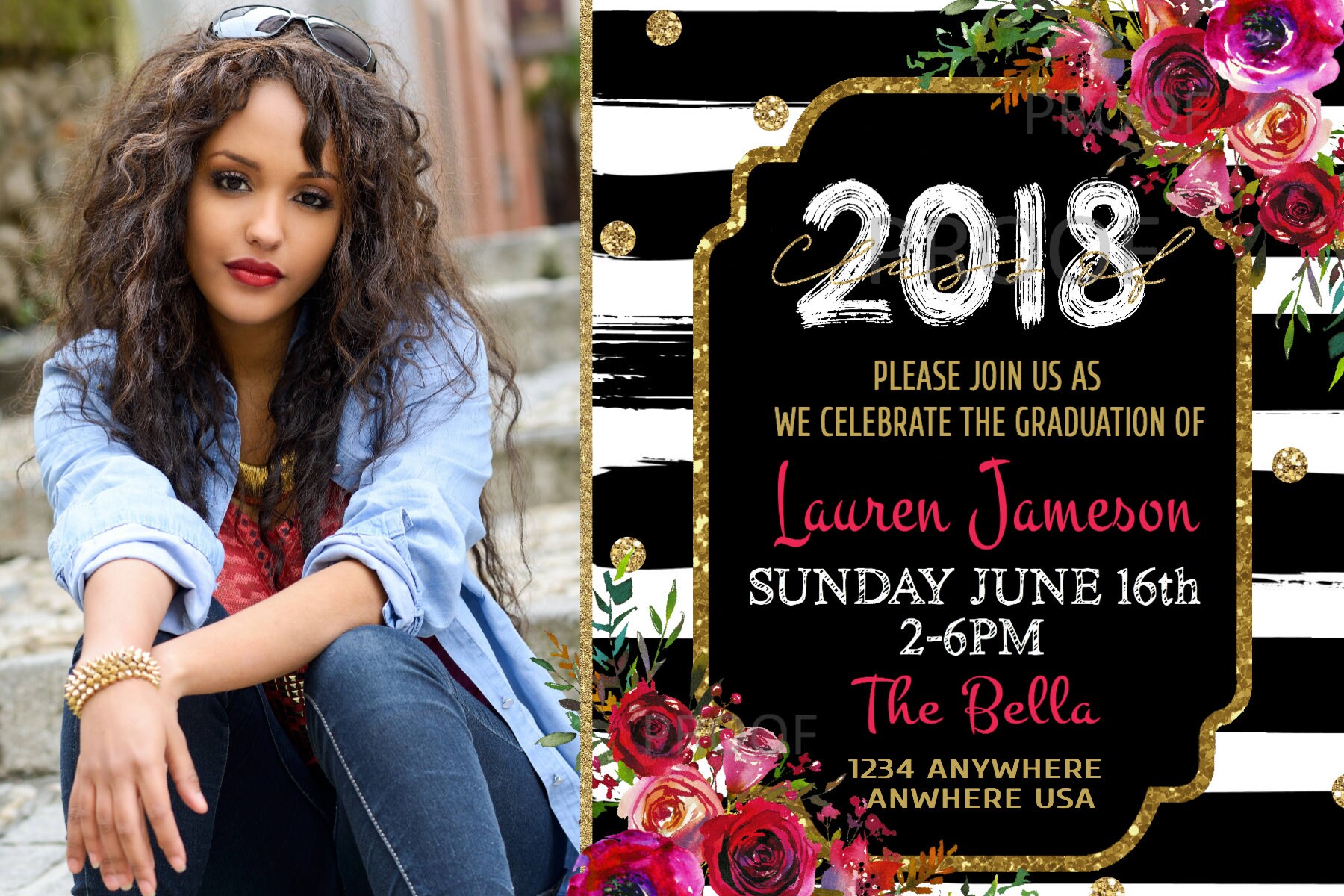 Graduation Party Package Bundle Photo Invitation - Etsy