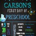 Science Back to School, First Day of School Sign, Chemistry Back to ...