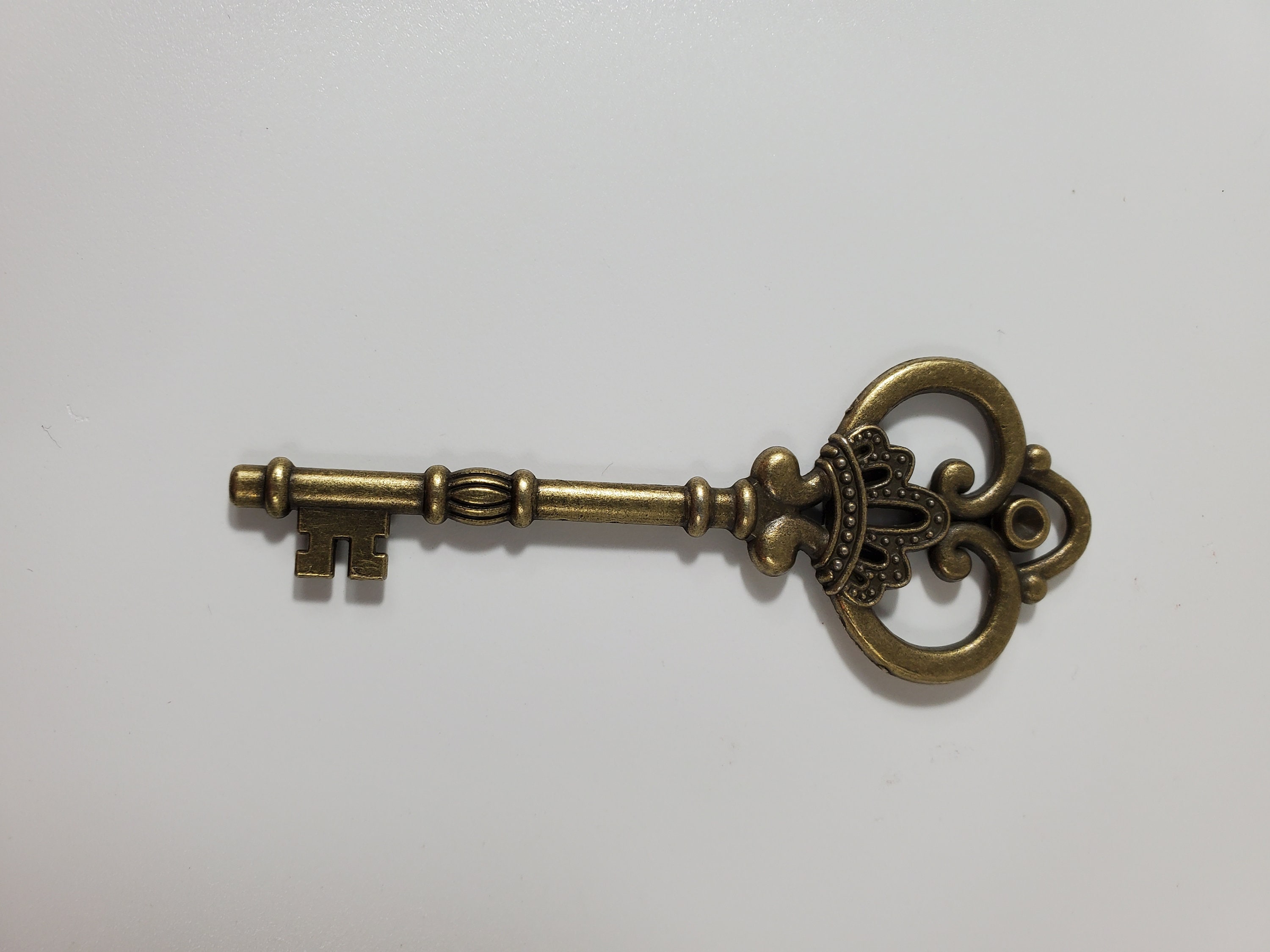 Royal Heart Brass Skeleton Key / Skeleton Key / Key / - Etsy