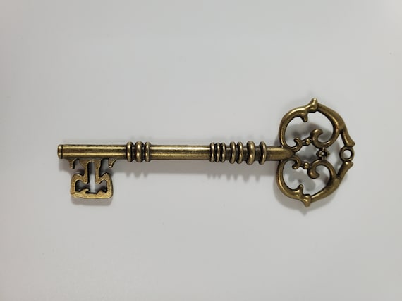 Cryptic Brass Skeleton Key / Skeleton Key / Key / Witchcraft / | Etsy