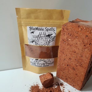 Red Brick Dust / Protection Brick Dust / Witchcraft / Wiccan Supplies ...
