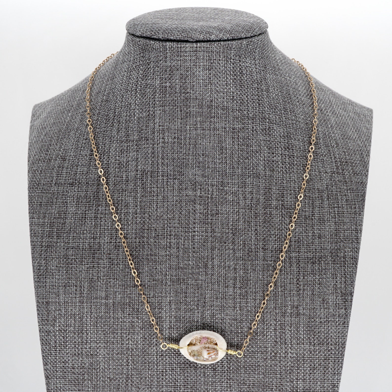 Sea Shell Choker Beach Necklace, Summer Jewelry Shell Art, Ocean ...