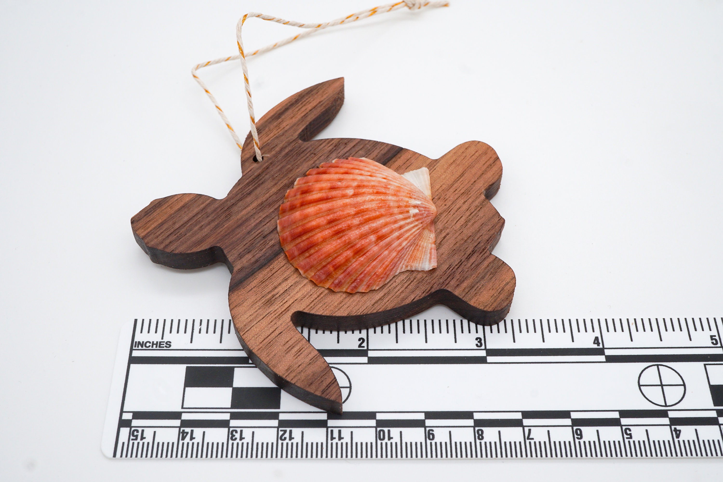 Sea Turtle Christmas Ornament, Sea Shell Hawaiian Honu Christmas ...