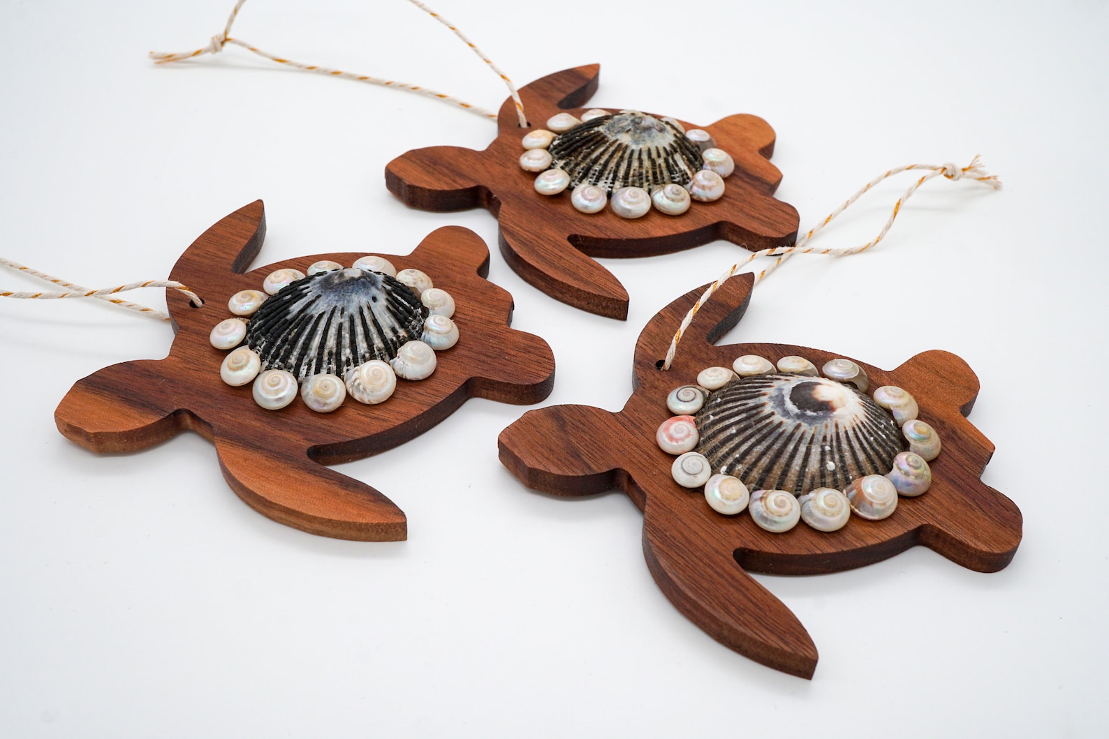 Sea Turtle Christmas Ornament Sea Shell Hawaiian Honu - Etsy