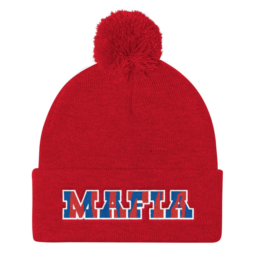 Bills Mafia - Pom Knit Cap - Etsy