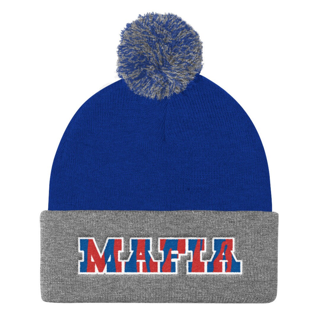 Bills Mafia - Pom Knit Cap - Etsy
