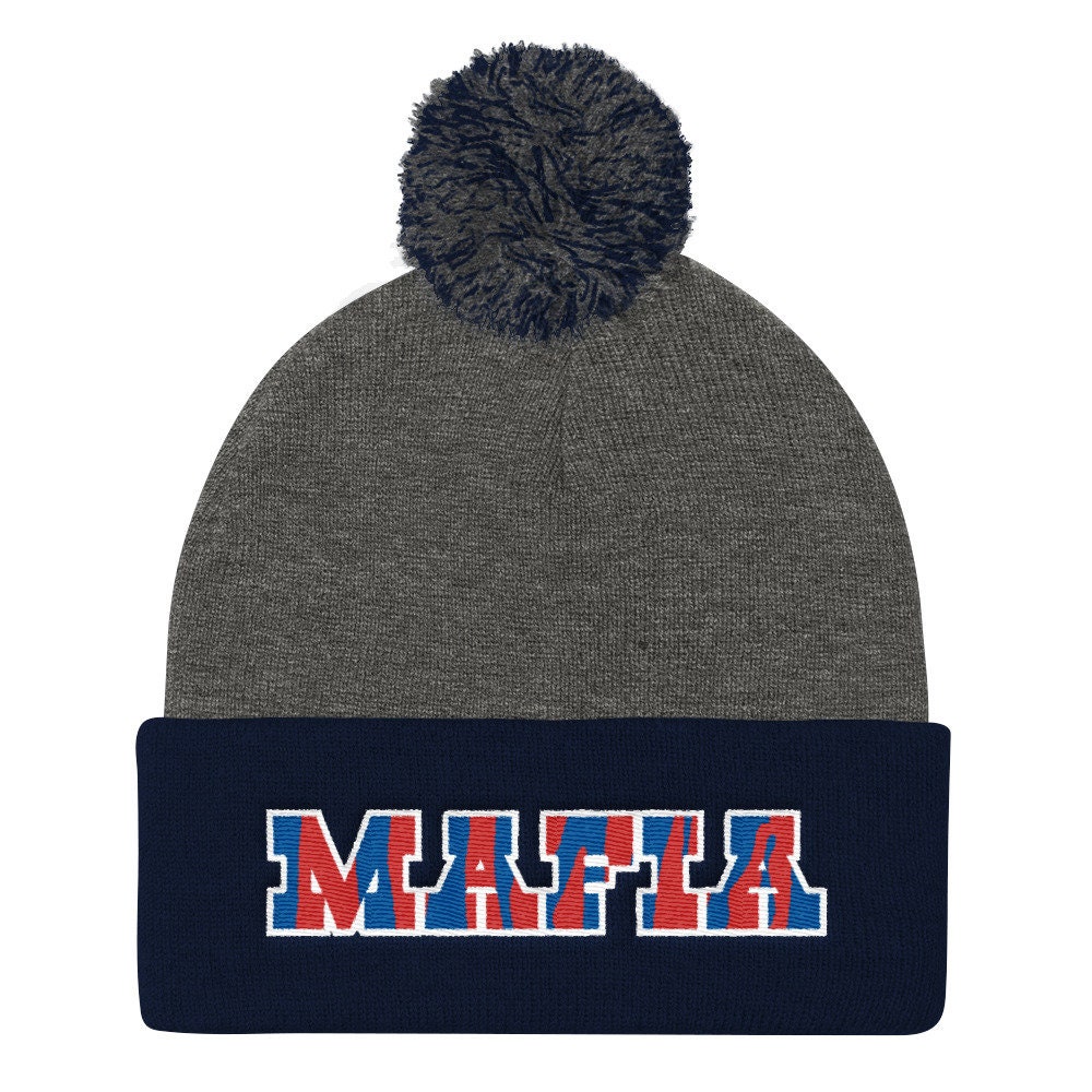 Bills Mafia - Pom Knit Cap - Etsy