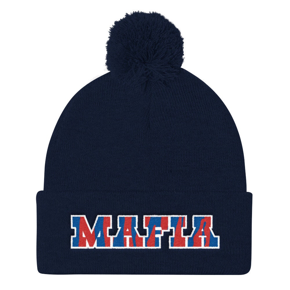 Bills Mafia - Pom Knit Cap - Etsy