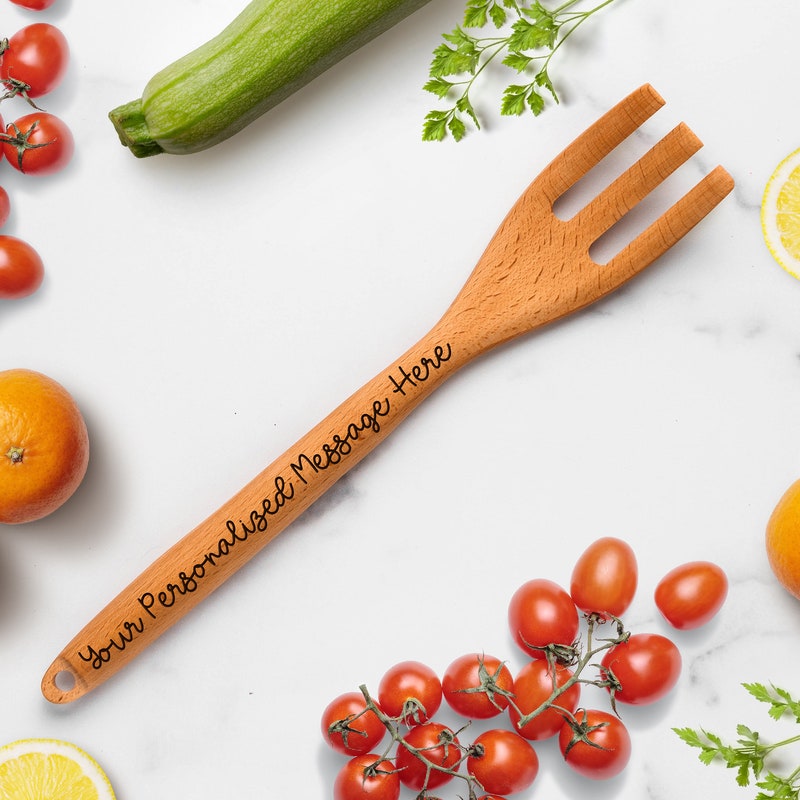 Wooden Cooking Fork - Etsy