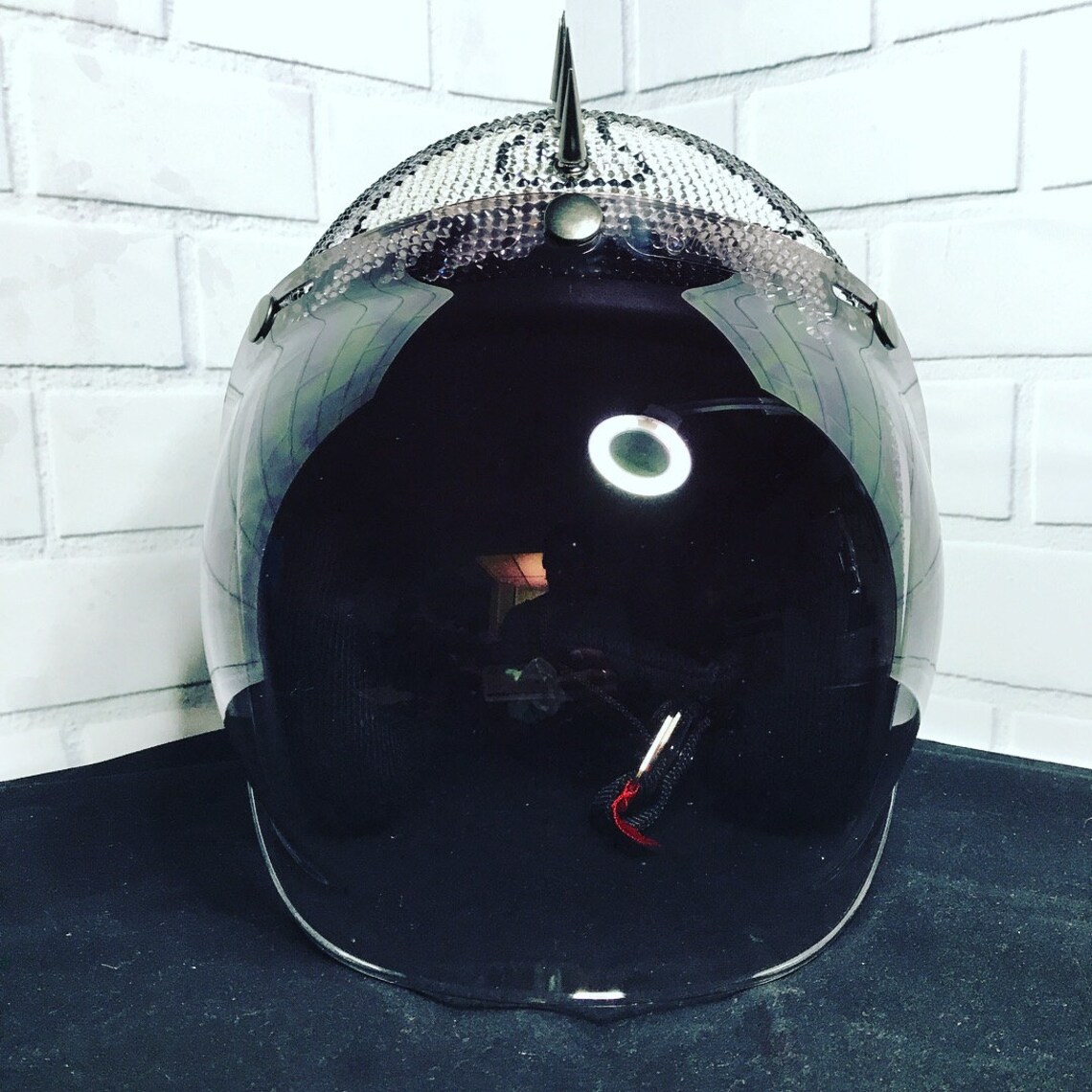 Custom Helmet Pablo Picasso guernica Open Face Crystal Rhinstone - Etsy