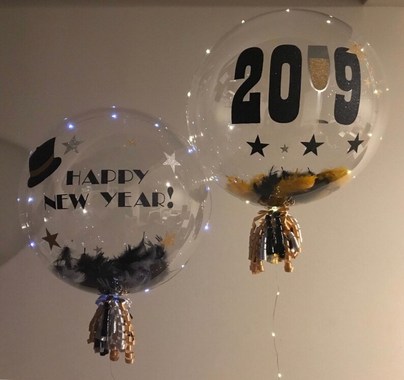 Happy New Year Balloon 2020 Balloon LED Balloons New Years - Etsy