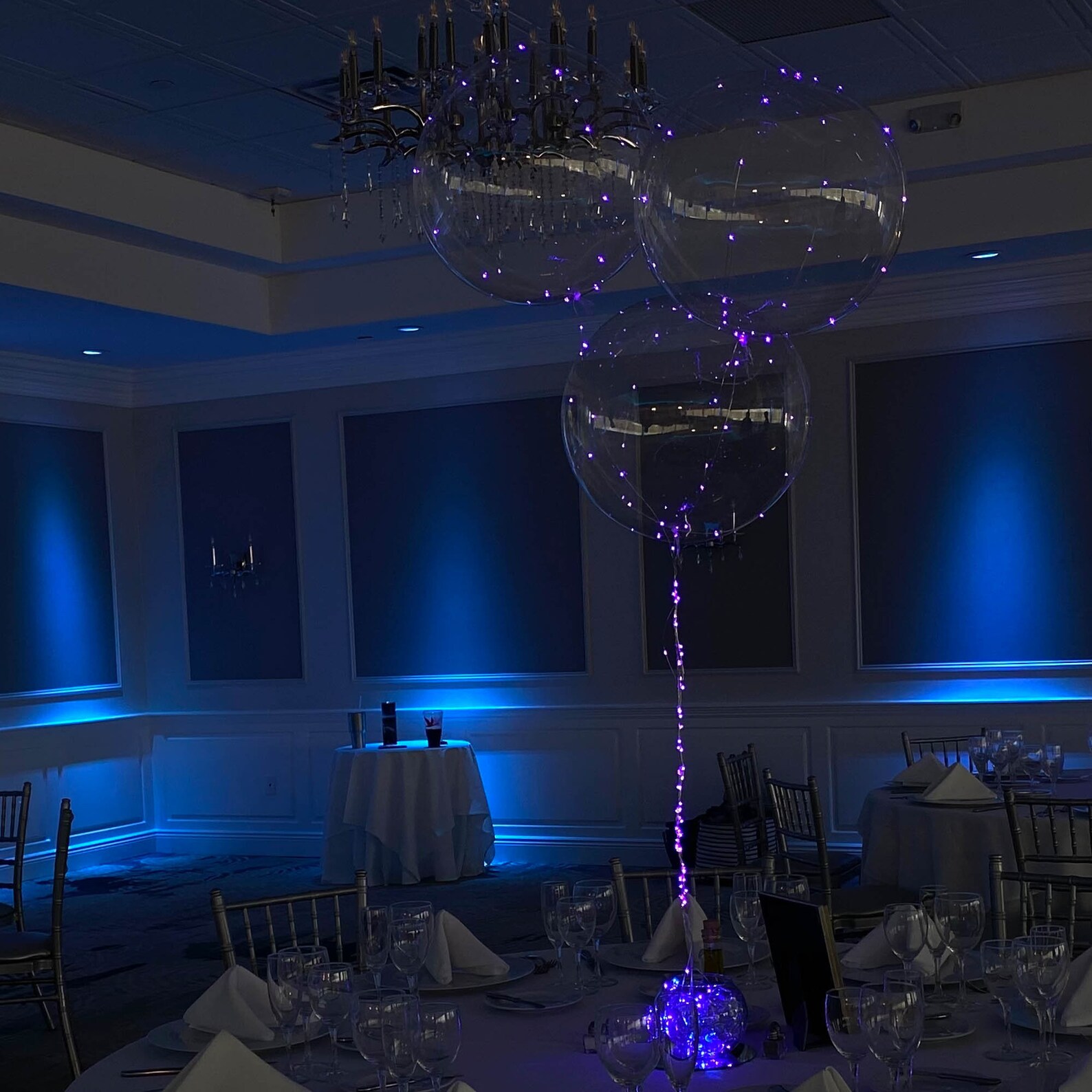 Purple LED Balloons 18 Clear Balloons With 118 - Etsy