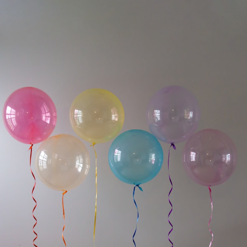 36 Inch Clear Balloons REUSABLE Transparent Balloons Bubble | Etsy