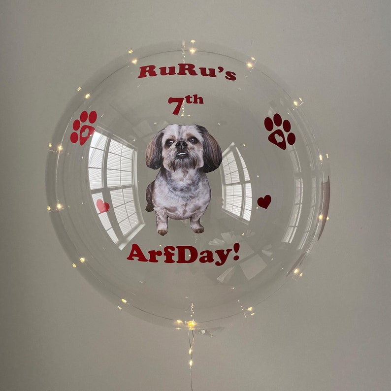 Photo Balloon Custom Photo Balloon Photo Sticker With Text - Etsy