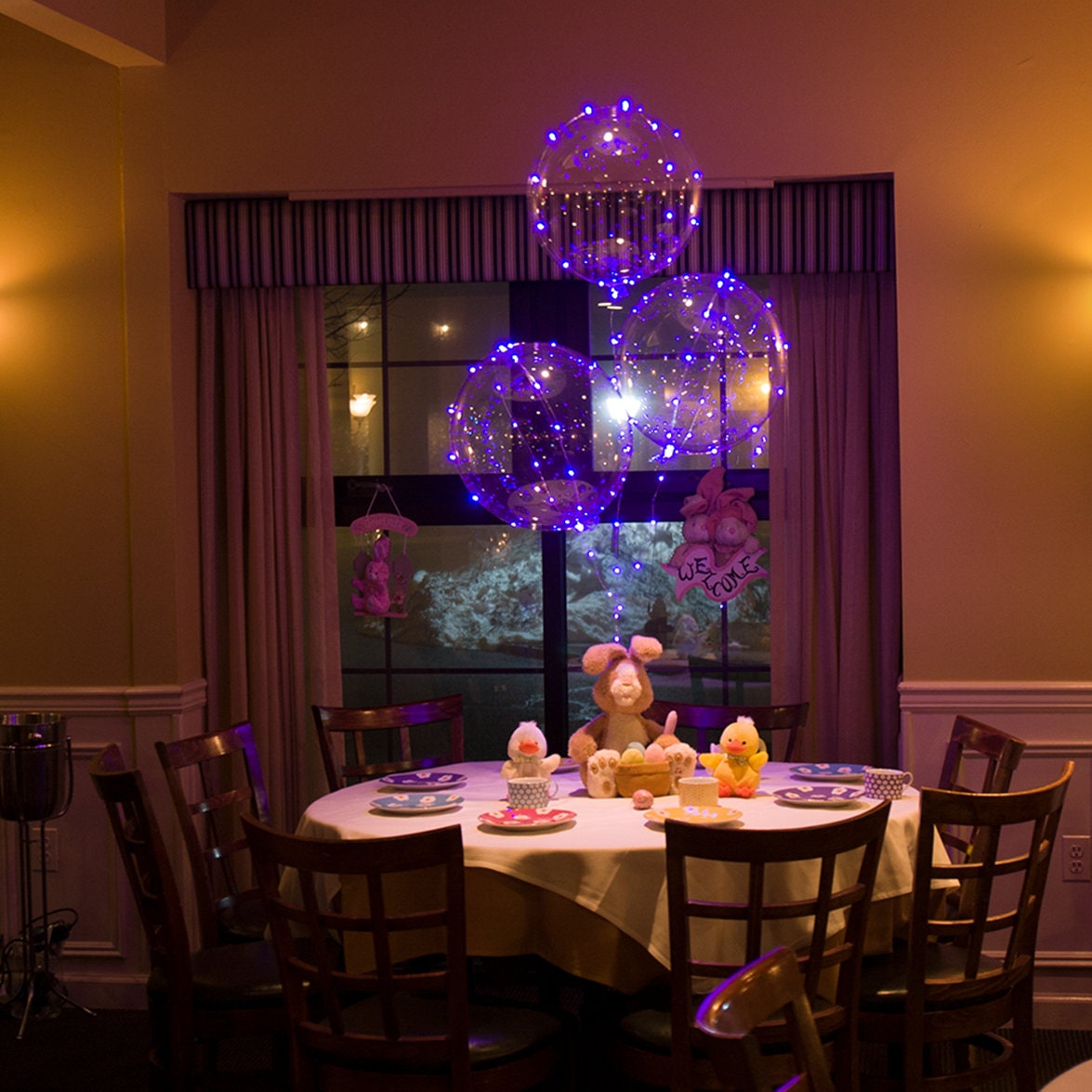 Purple LED Balloon 18 Inch Clear Balloon 118 Inch Purple LED - Etsy