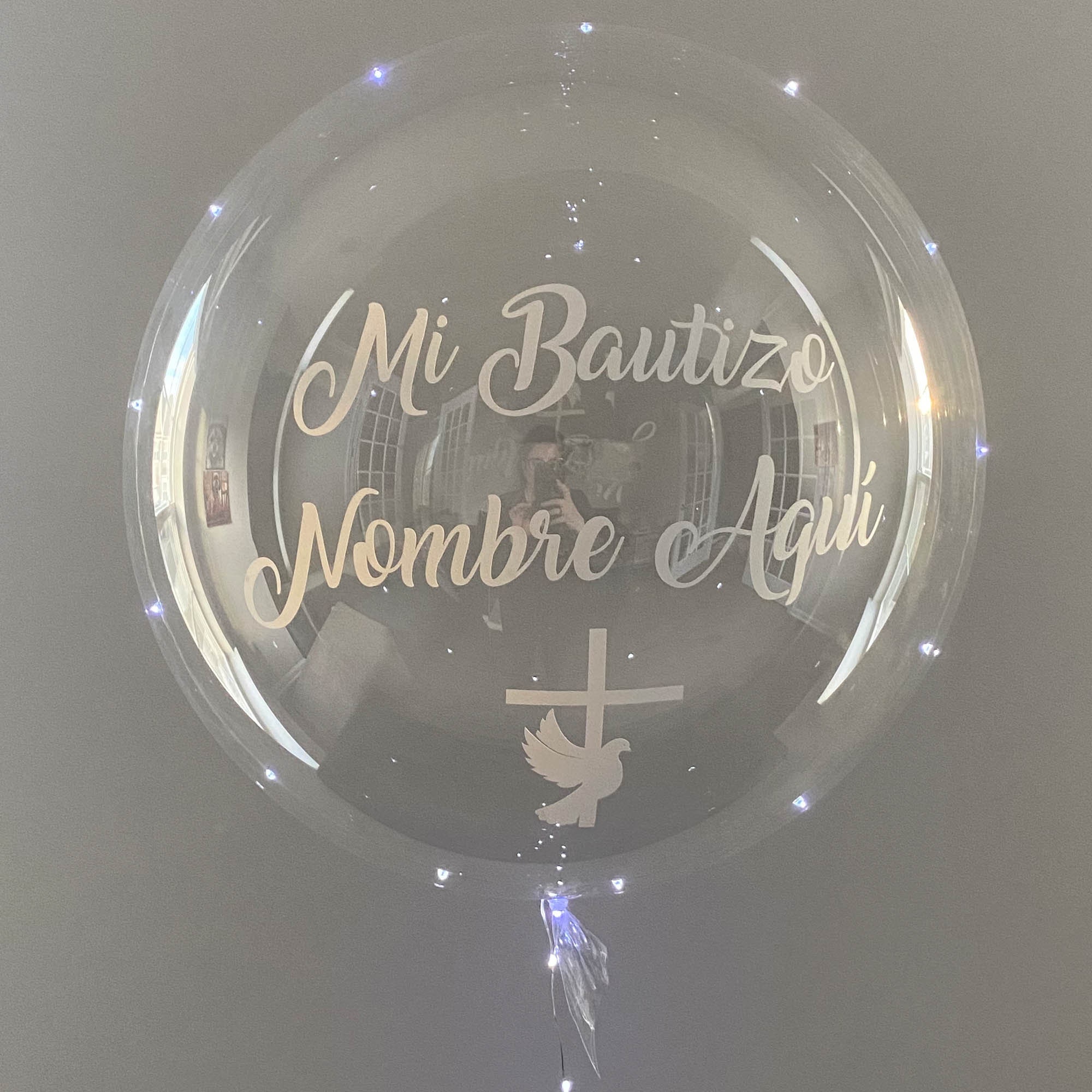 Mi Bautizo Globo, Spanish Baptism Balloon, Custom Baptism Balloon ...