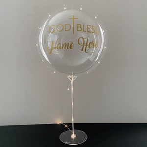 Baptism Balloon, God Bless Balloon, Communion, Confirmation Balloon ...