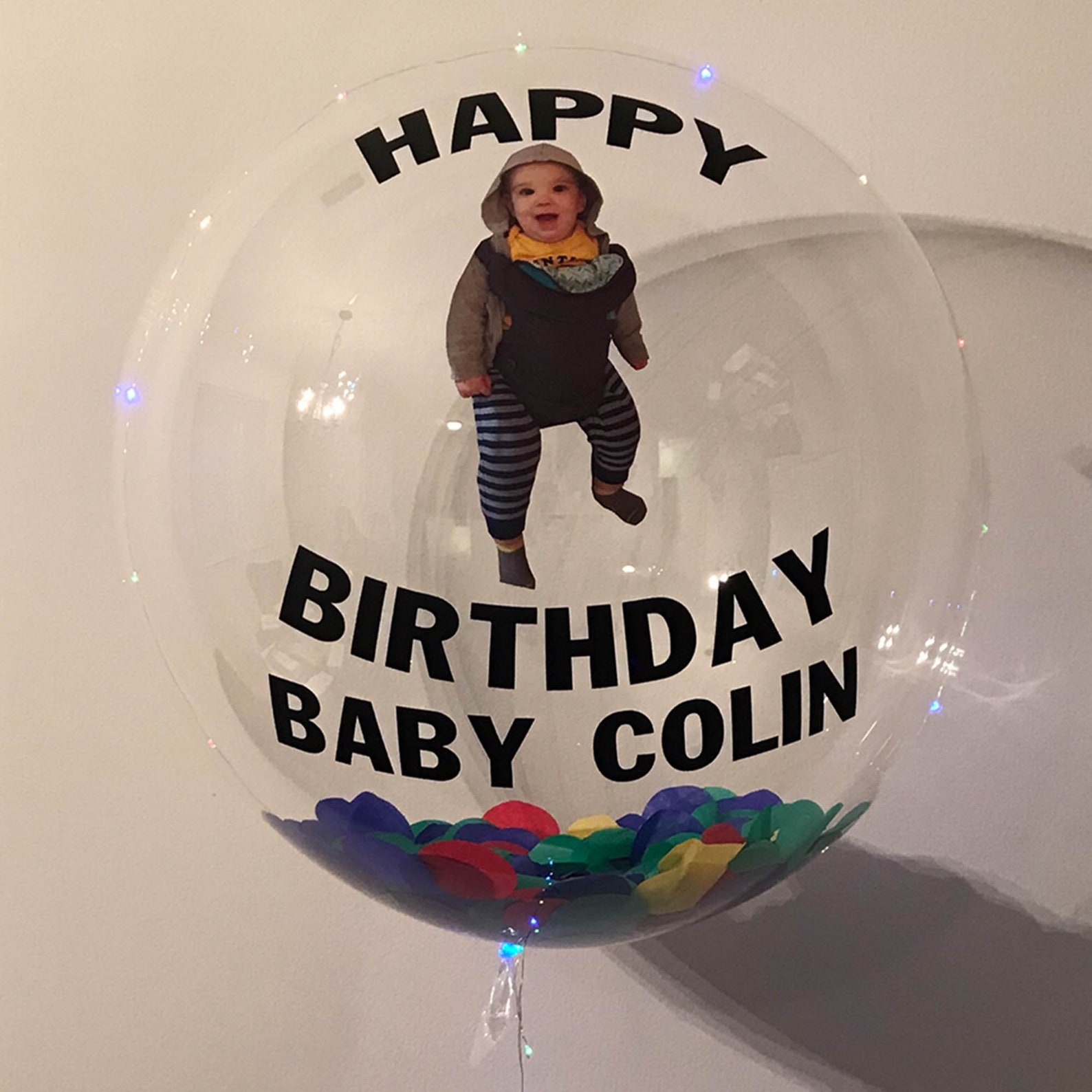 Photo Balloon Custom Photo Balloon Photo Sticker With Text - Etsy