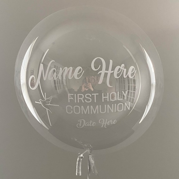 Communion Balloon First Holy Communion Balloon Communion | Etsy