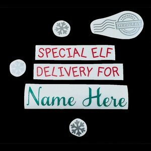 Elf Personalized Balloon, Elf Special Delivery, 24 Inch Confetti ...