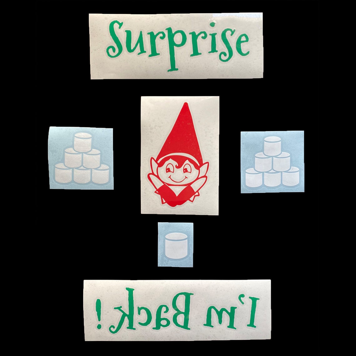 Elf Balloon, Elf Surprise I'm Back Balloon, Elf Decor, Christmas ...