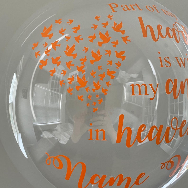 Celebration of Life Balloon Custom Memorial Balloon Part of - Etsy