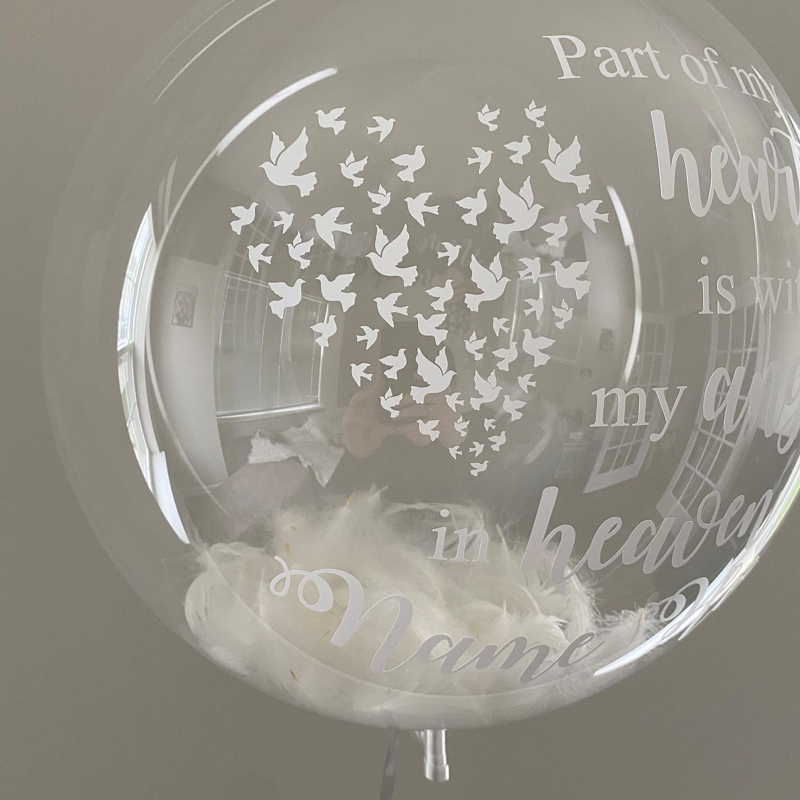 Celebration of Life Balloon Custom Memorial Balloon Part of - Etsy