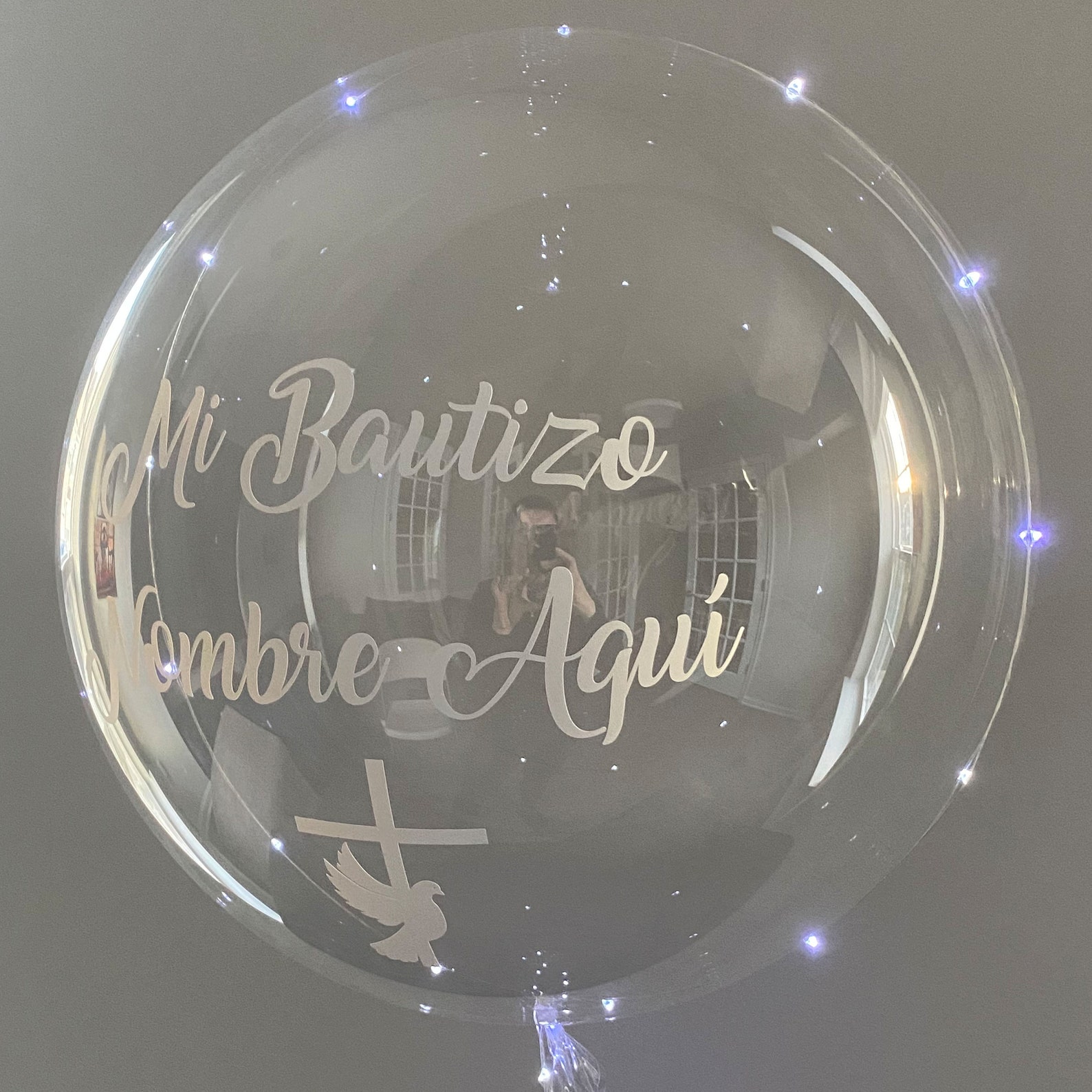 Mi Bautizo Globo, Spanish Baptism Balloon, Custom Baptism Balloon ...
