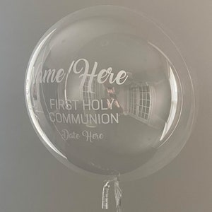 Communion Balloon, First Holy Communion Balloon, Communion Decoration ...