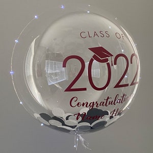 Graduation Balloon, Class of 2025 Balloon, Balloon for Grad, LED ...