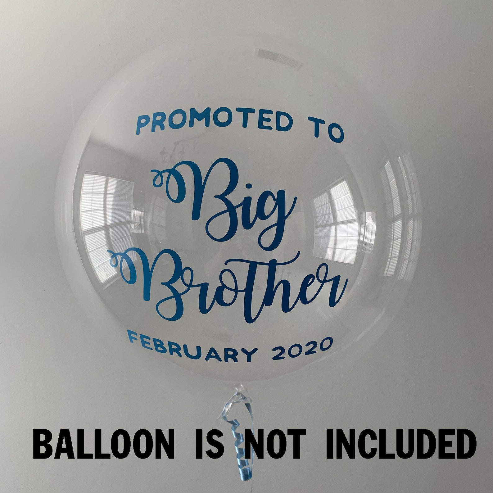 Promoted to Big Brother Balloon Decal Promoted to Big Brother | Etsy