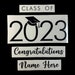 Graduation Balloon, Class of 2023 Balloon, College, High School ...