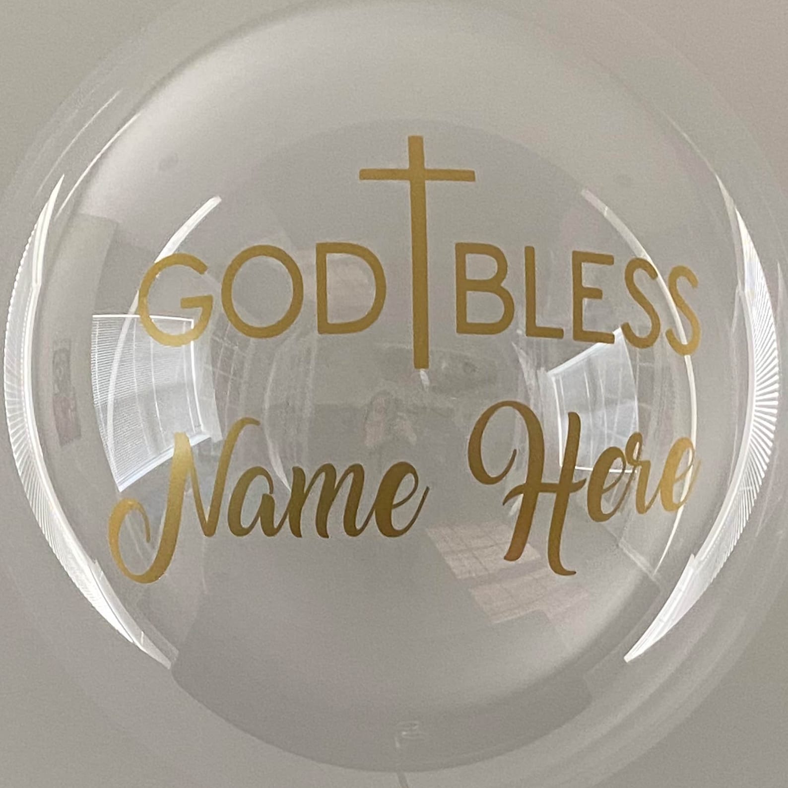 God Bless Balloon Baptism Balloon Confirmation Balloon - Etsy