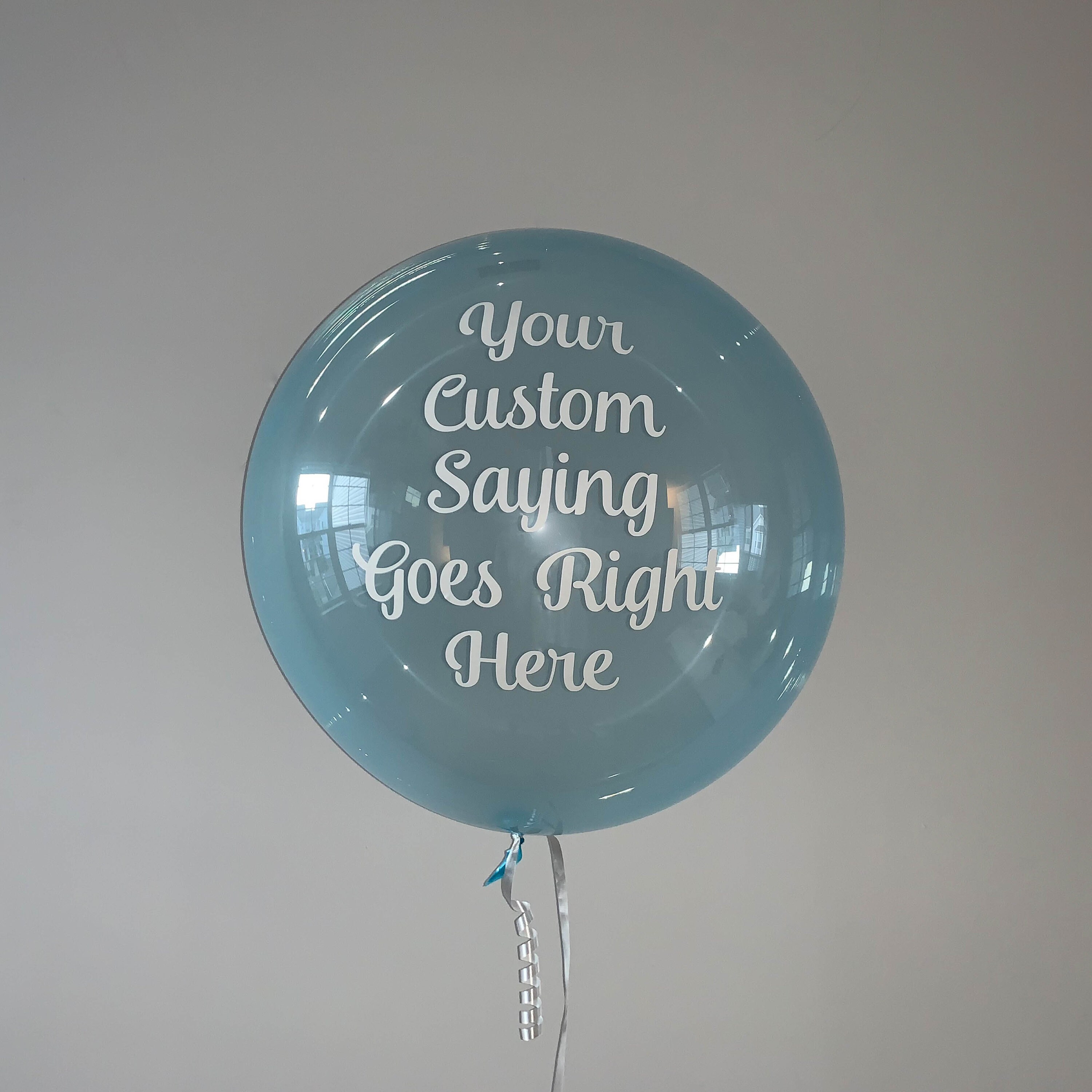 Custom Balloons Custom Colored Clear Balloon Custom Balloon | Etsy