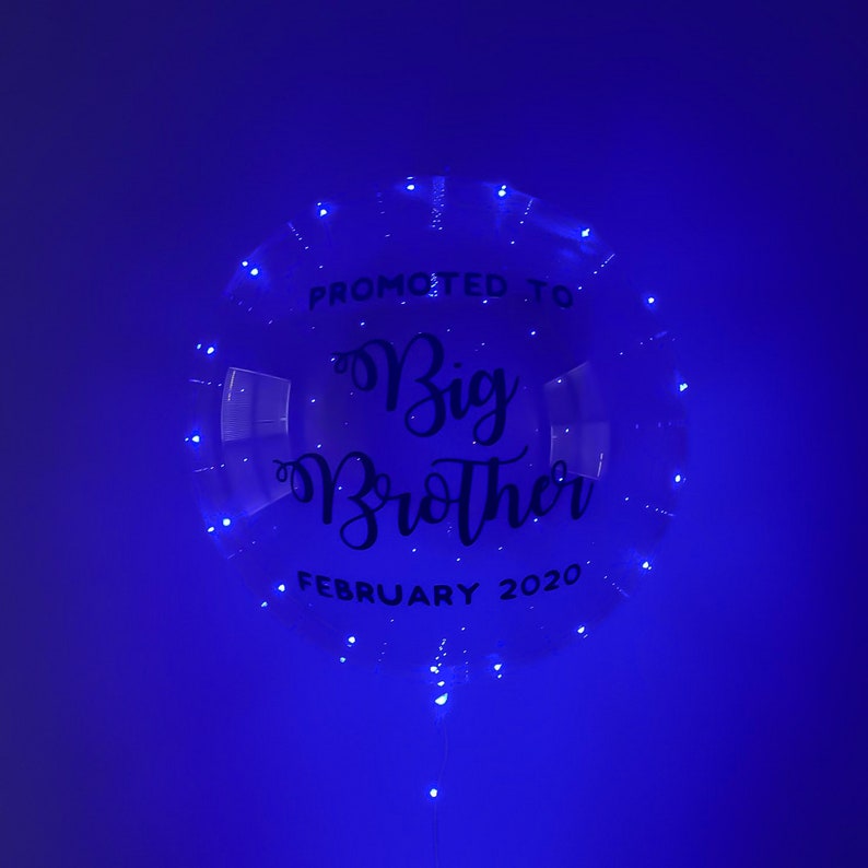 Promoted to Big Brother Balloon, LED Balloon, Promoted to Big Brother ...