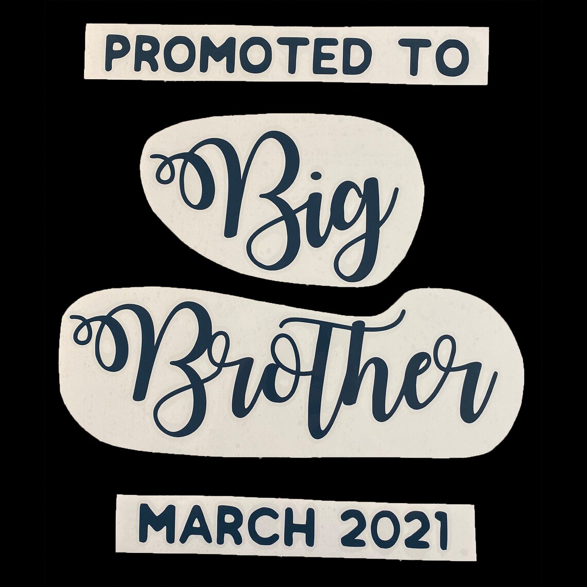 Promoted To Big Brother Balloon Decal Promoted To Big Brother | Etsy