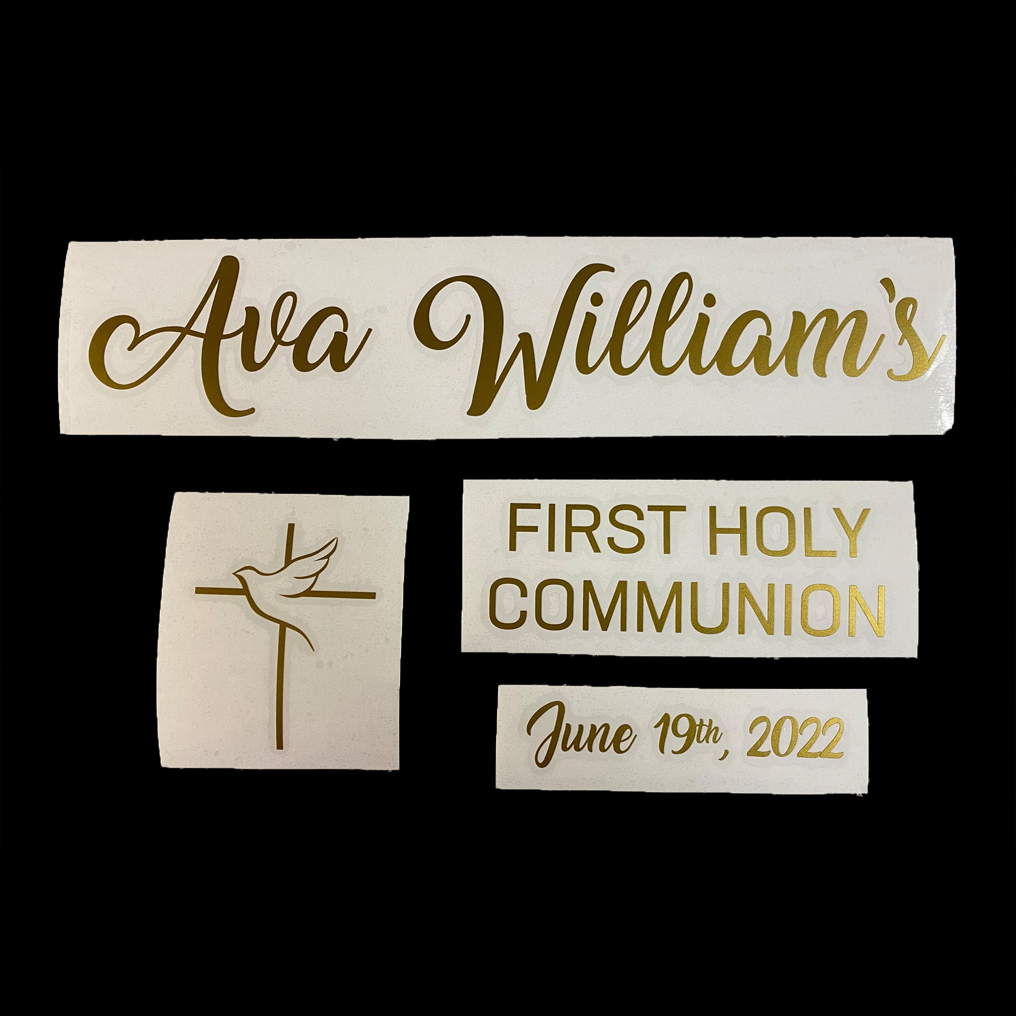 First Holy Communion Decal, Communion Backdrop, Communion Sign, First ...