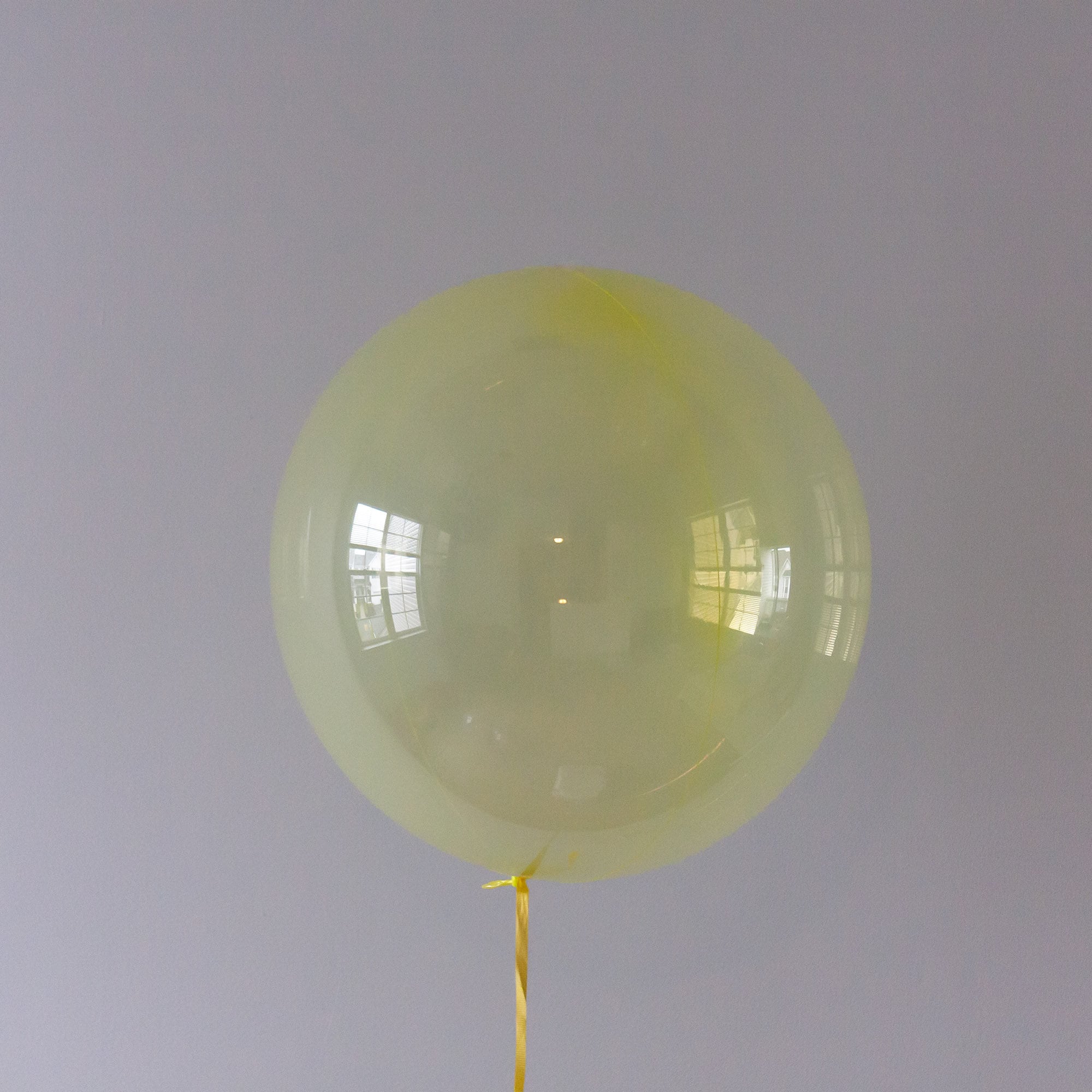 Clear Balloons, Yellow Clear Balloons, Bubble Balloons, Round Balloons ...