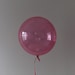 Red Balloons, 36 Inch Red Clear Balloons, Clear Balloons, Red Clear ...