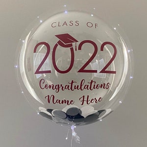 Graduation Balloon, Class of 2025 Balloon, Balloon for Grad, LED ...