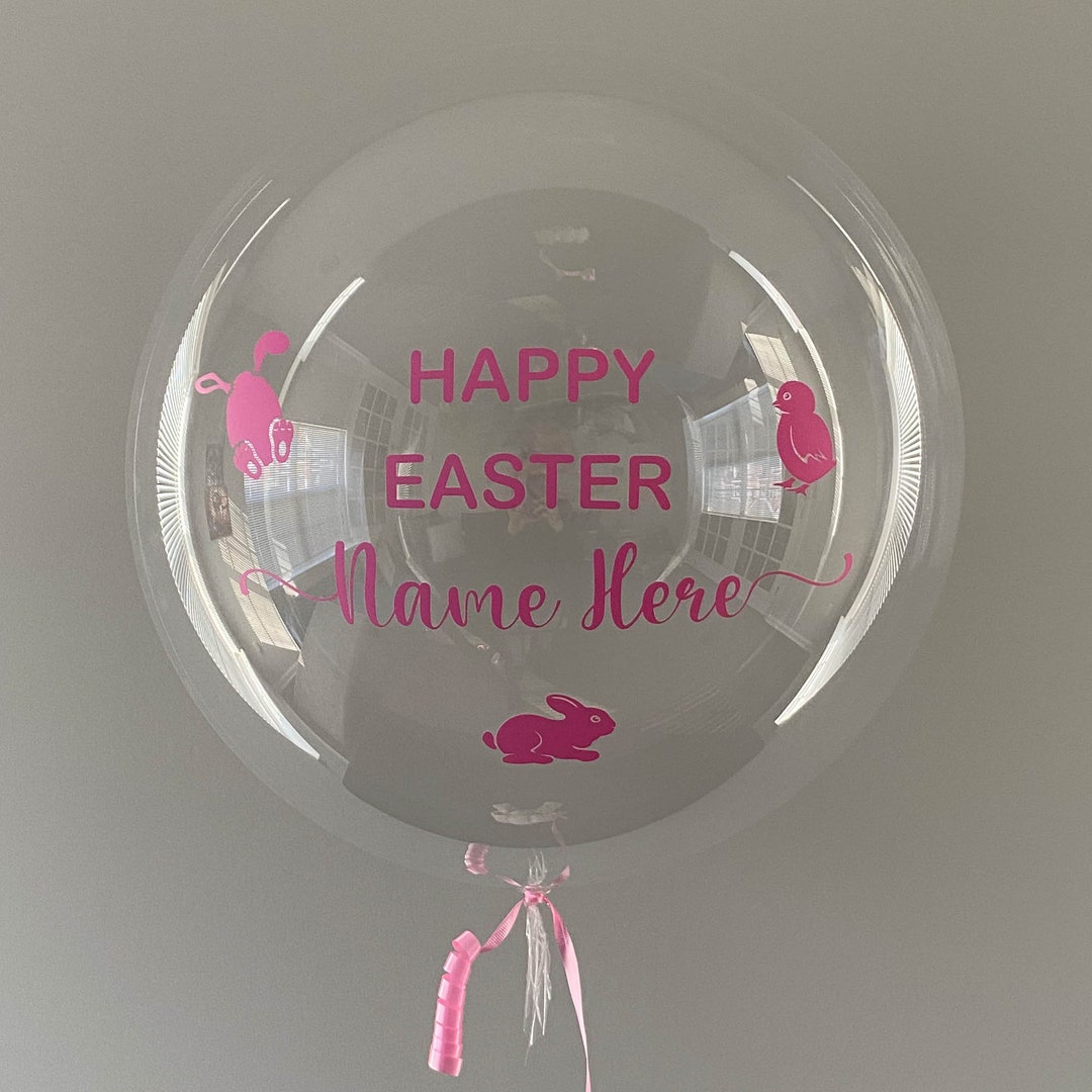 Easter Balloon, Happy Easter Balloon, Custom Easter Balloon, DIY Custom ...