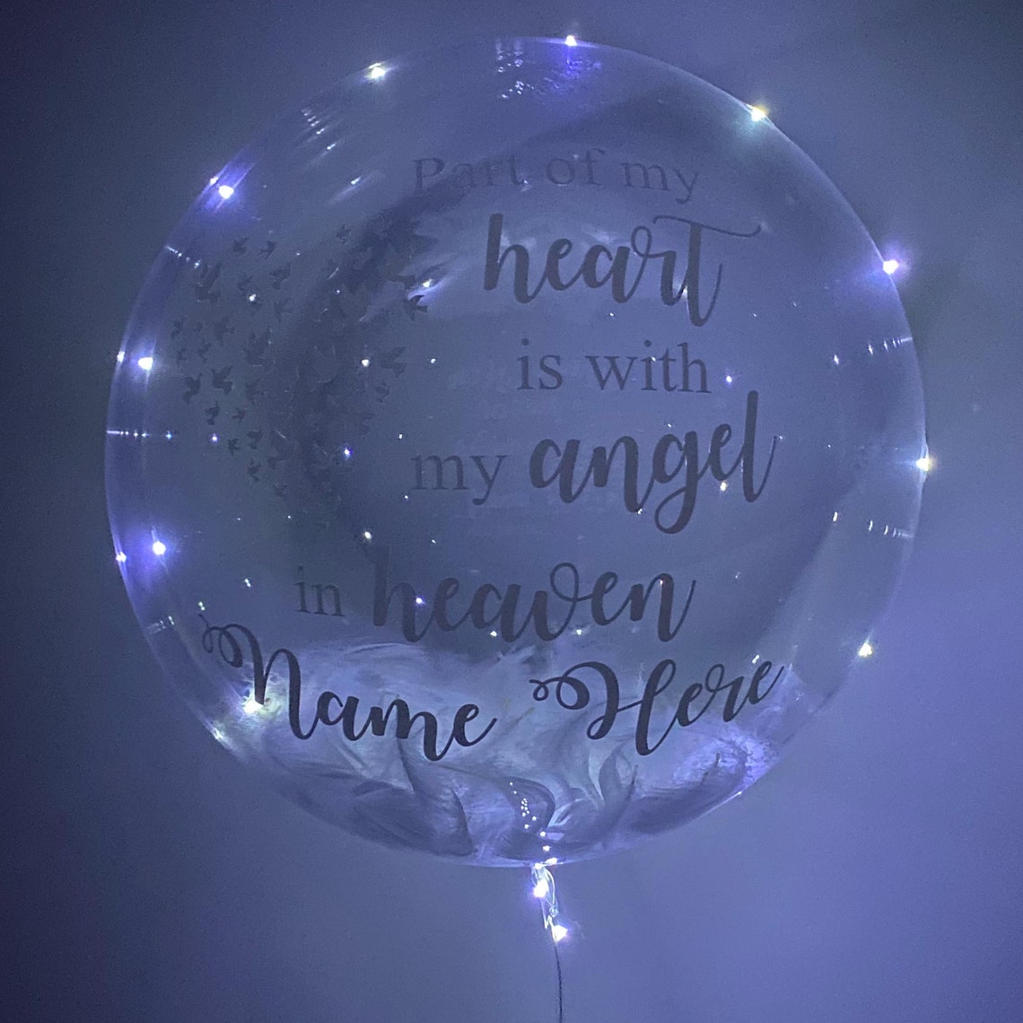 Memorial Balloon Custom Celebration of Life Balloon Part of | Etsy