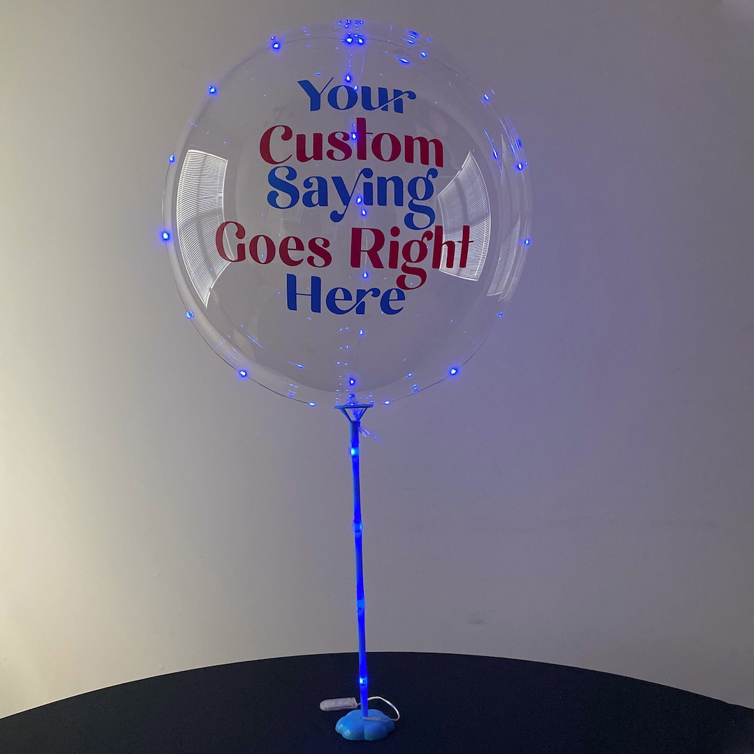 LED Balloon, Custom Balloon With Stand for Air Longevity Usage ...