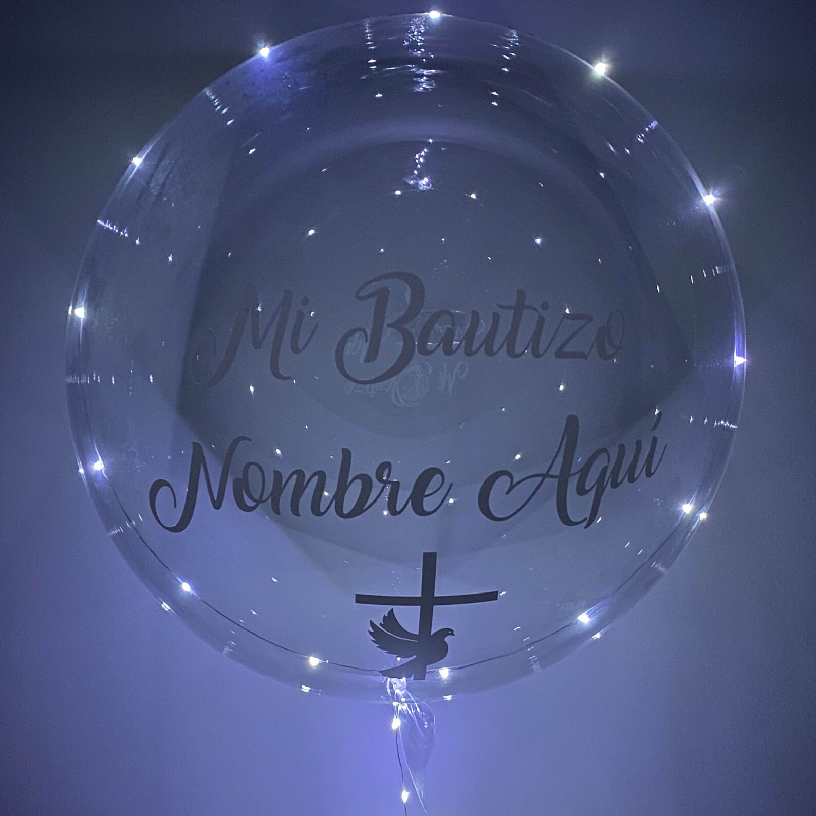 Mi Bautizo Globo, Spanish Baptism Balloon, Custom Baptism Balloon ...